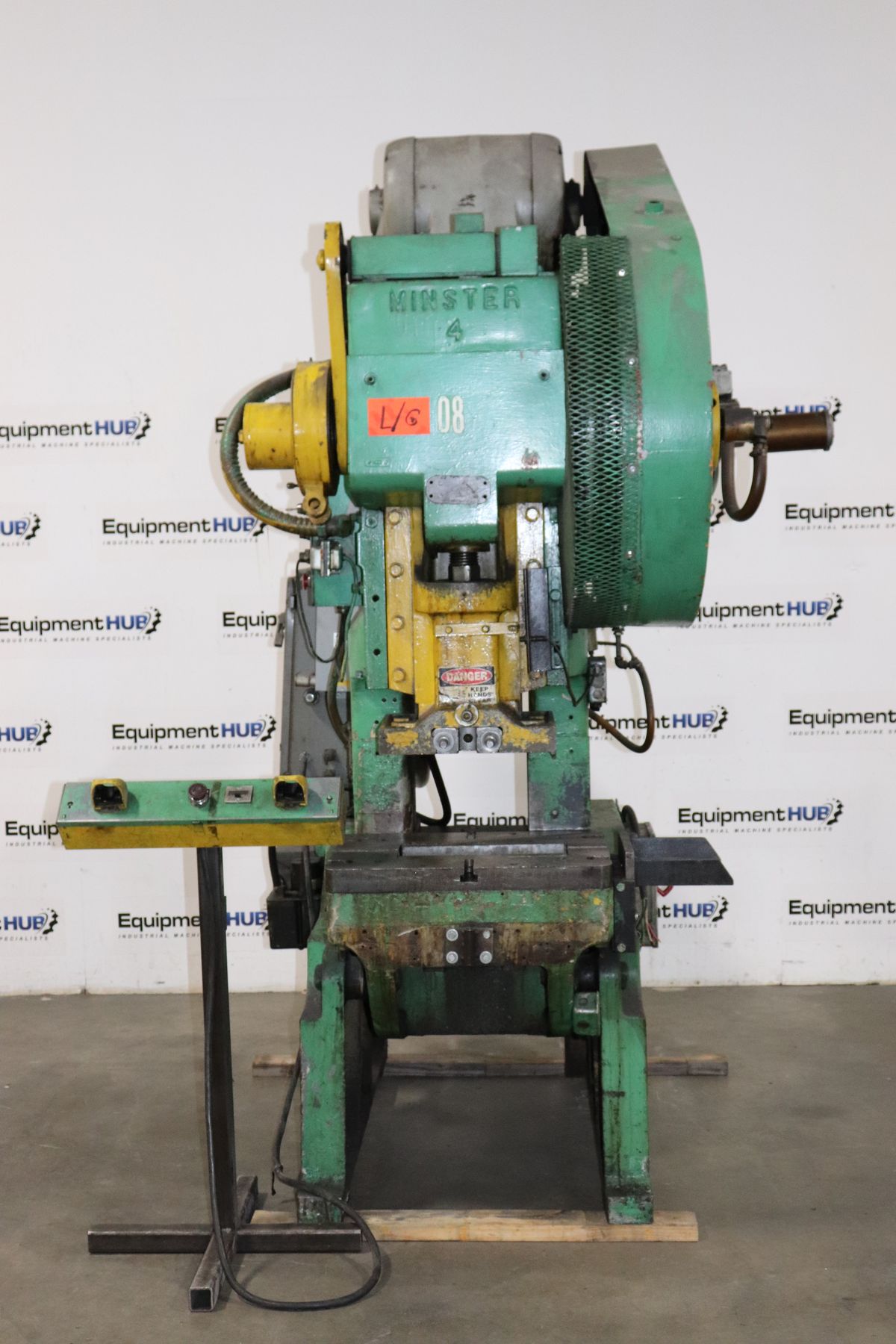 Minster No. 4 OBI Flywheel 32 Ton Air Clutch Stamping Punch Press - The ...