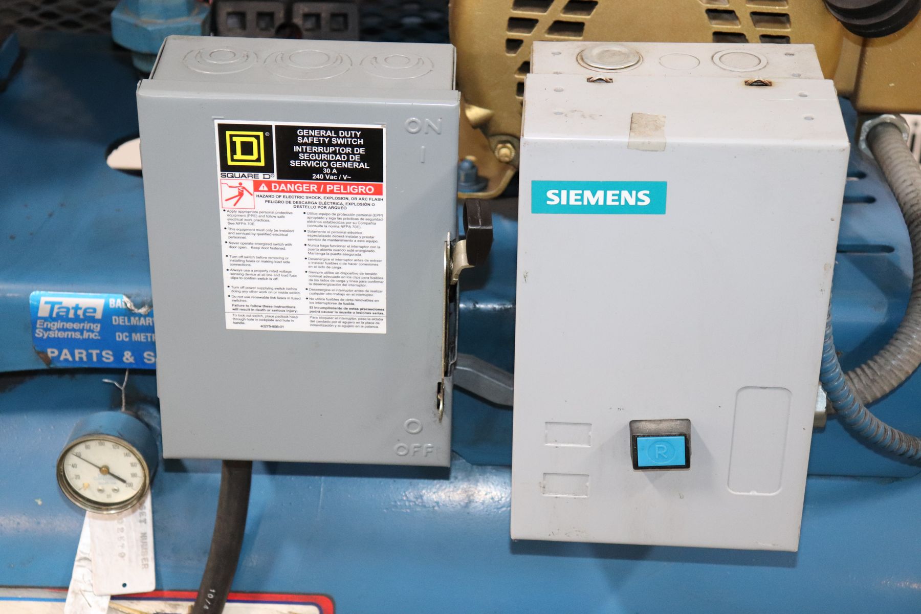 Quincy 340 7.5HP Reciprocating Horizontal 120 Gallon Air Compressor ...