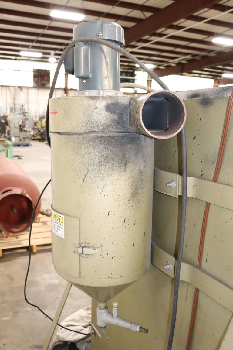 Clemco Zero Inex 3048R Zero Media Sand Blast Cabinet w/ Reclaimer - The ...