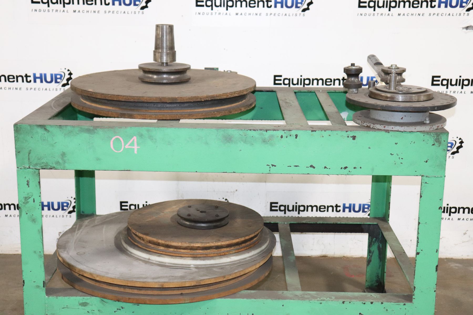 Manual Tube Bender on Heavy Duty Steel Table Frame - The Equipment Hub