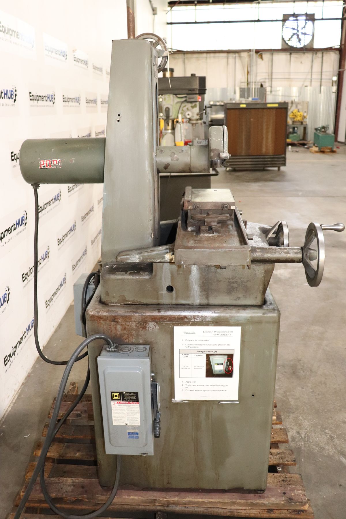 Harig 612 6" x 12" 2HP Manual Surface Grinder - The Equipment Hub