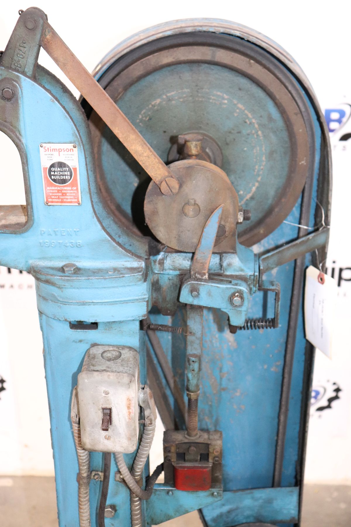 Stimpson 489 Foot Power Riveter Machine - The Equipment Hub