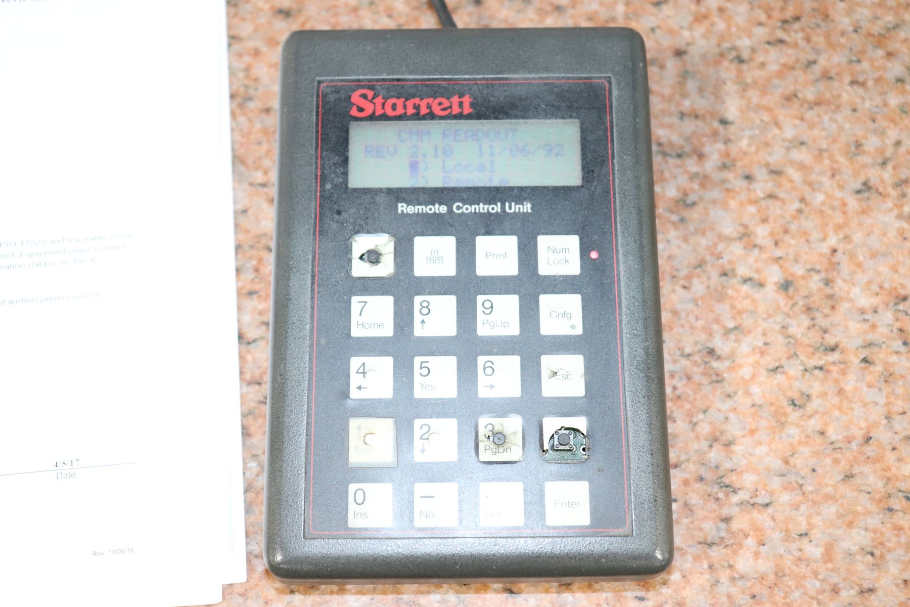 Starrett RCS12028-18 128" x 28" x 18" Coordinate Measurement Machine ...