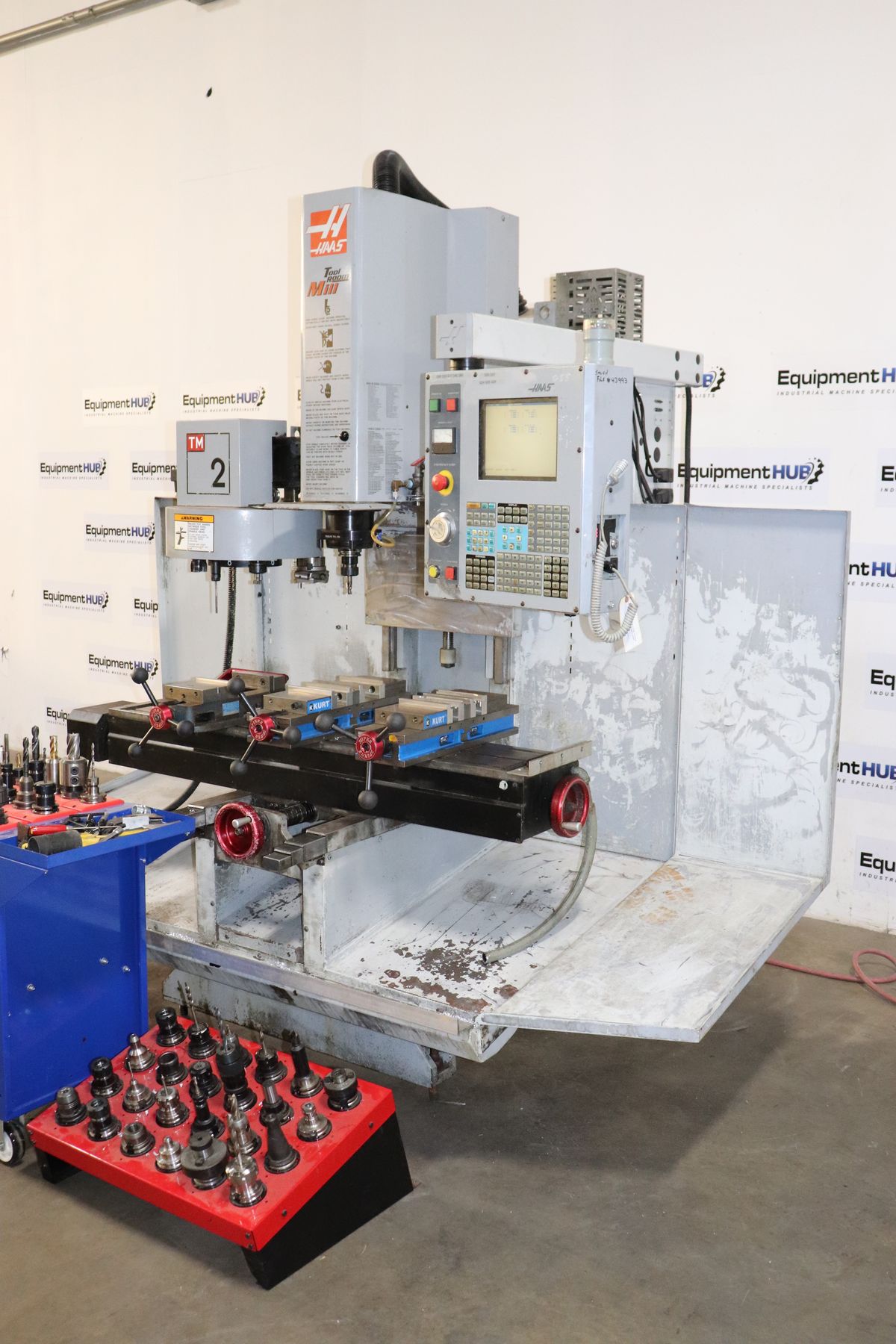 Haas TM-2 CNC Toolroom Mill Vertical Machining Center w/ 65 Tool ...