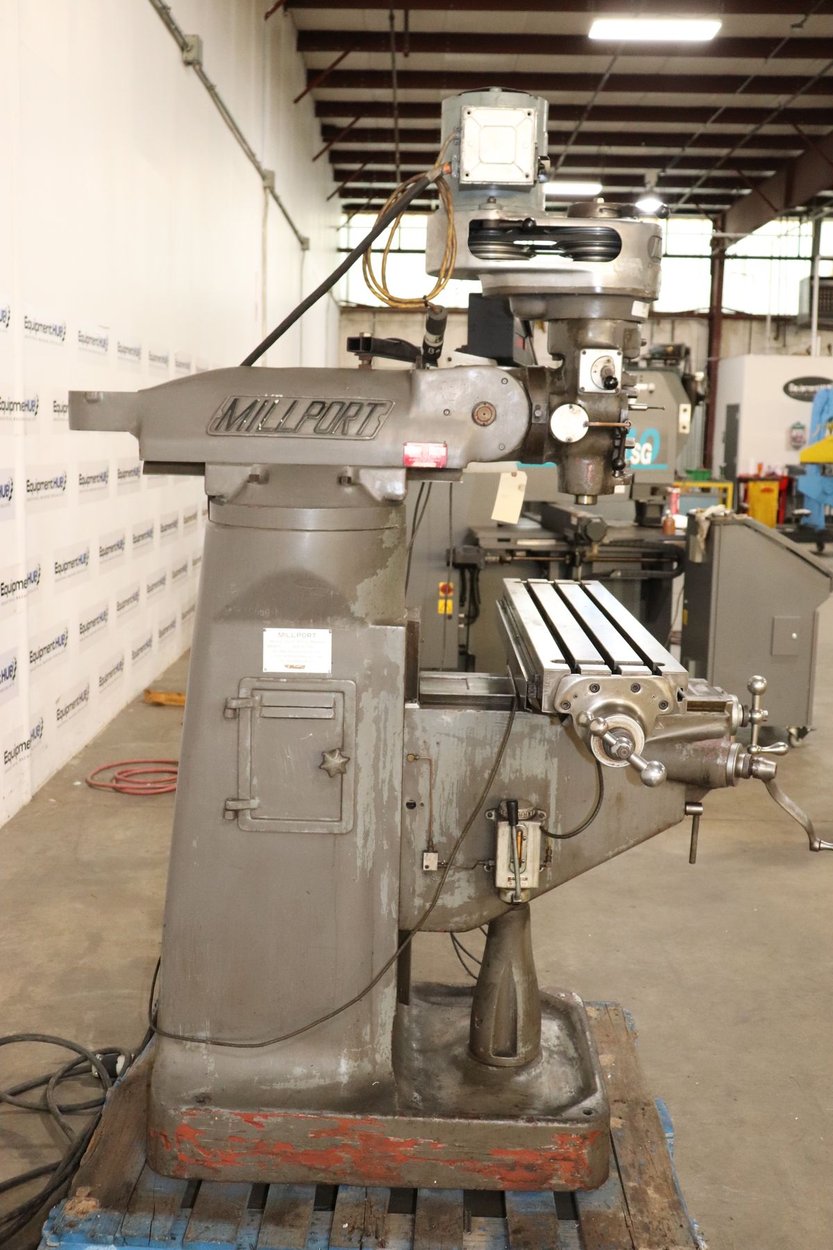 Millport #2 9" x 42" Vertical Milling Machine w/ Sargon 2-Axis DRO ...