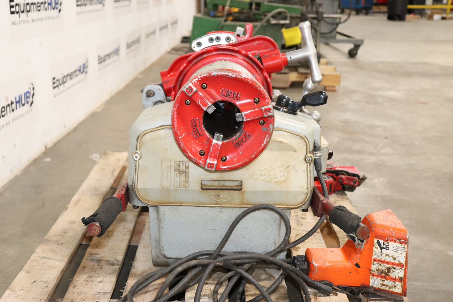 Wheeler Rex 6390 1/2" - 2" Portable Pipe Threader - The Equipment Hub