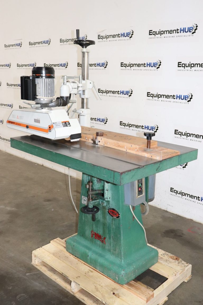 Moak 5HP Wood Shaper w/ Maggi Steff 2044 Power Stock Feeder - The ...