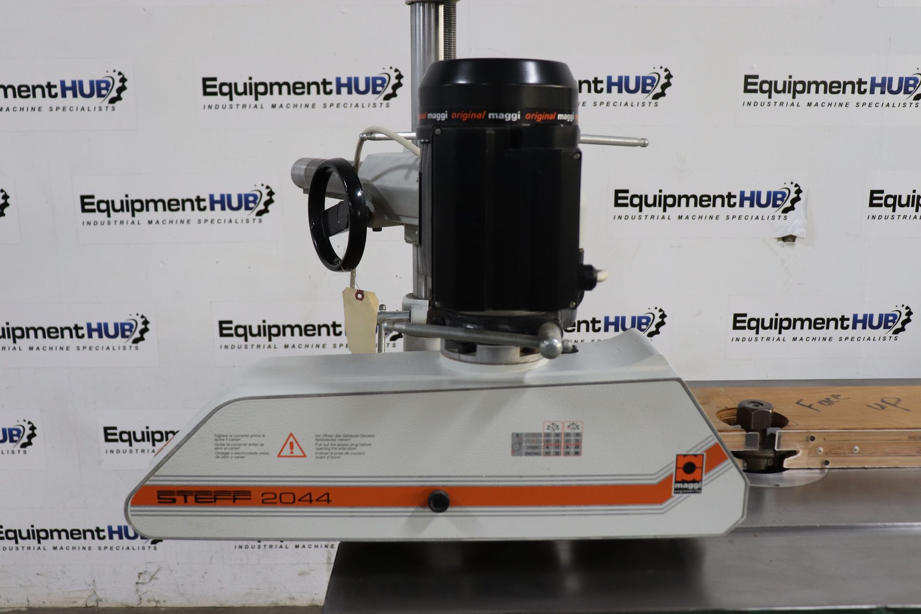 Moak 5HP Wood Shaper w/ Maggi Steff 2044 Power Stock Feeder - The ...