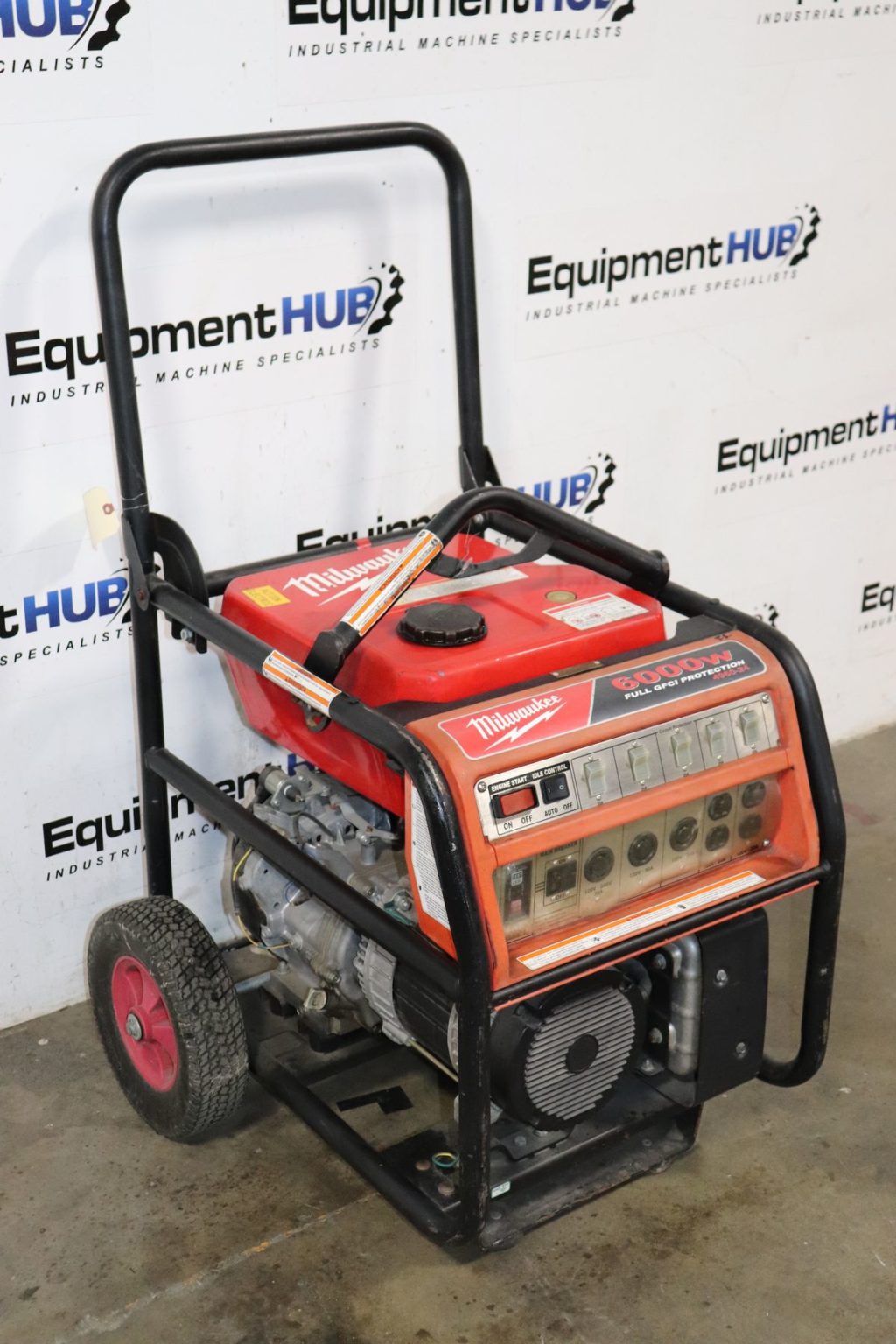 Milwaukee 4960-24 6000 Watt Honda Engine Gas Powered Generator - The ...