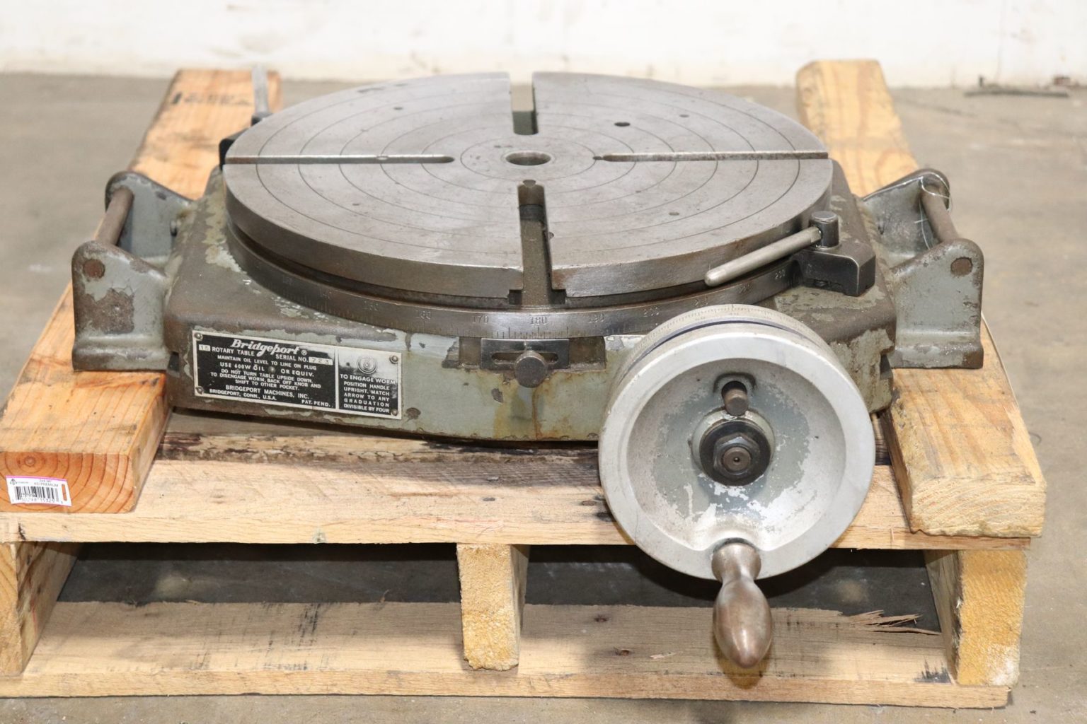 Bridgeport 15" Manual 360° Low Profile Rotary Table - The Equipment Hub