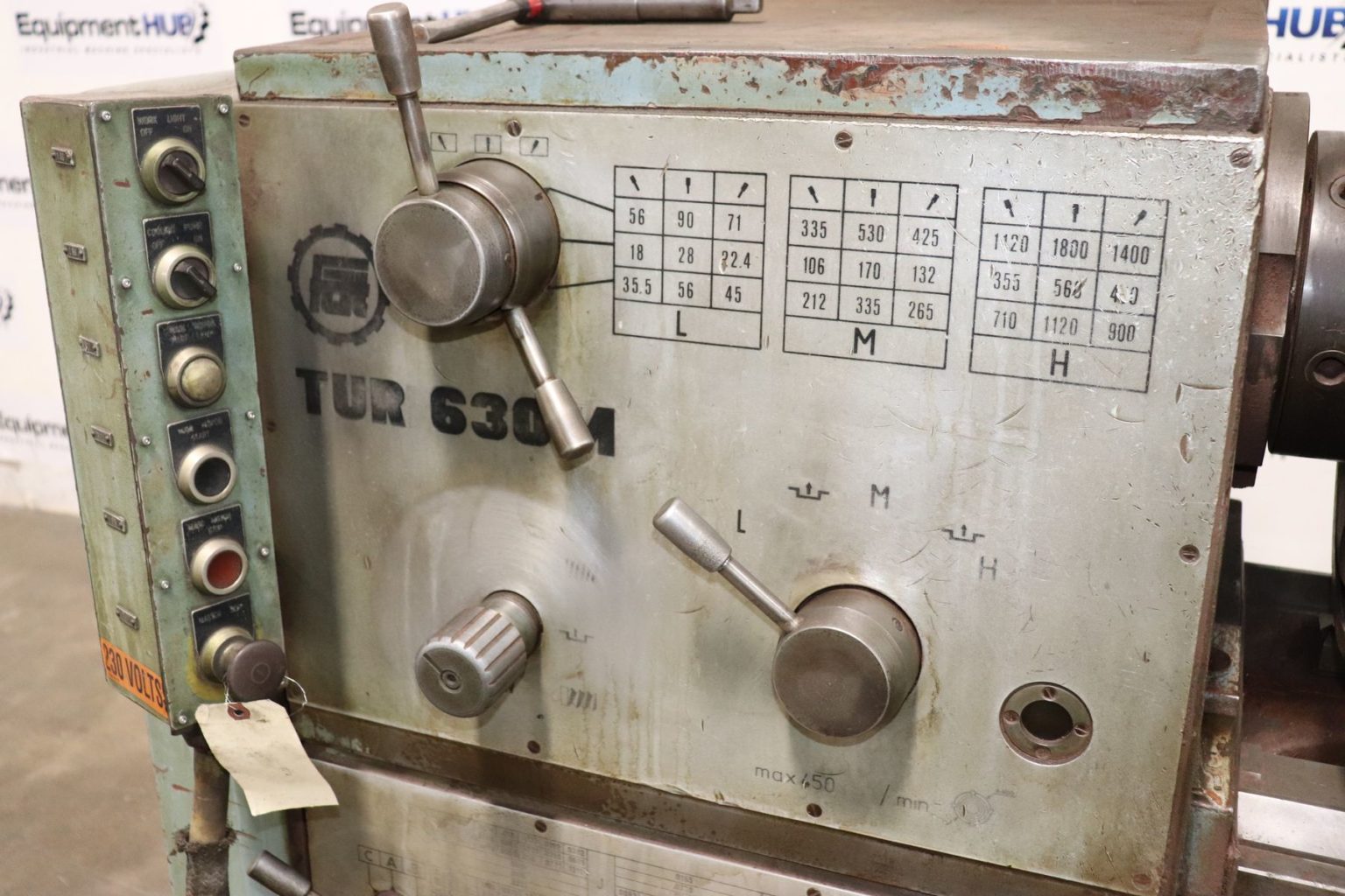 Toolmex Tur 630M 25" x 120" Heavy Duty Engine Lathe - The Equipment Hub