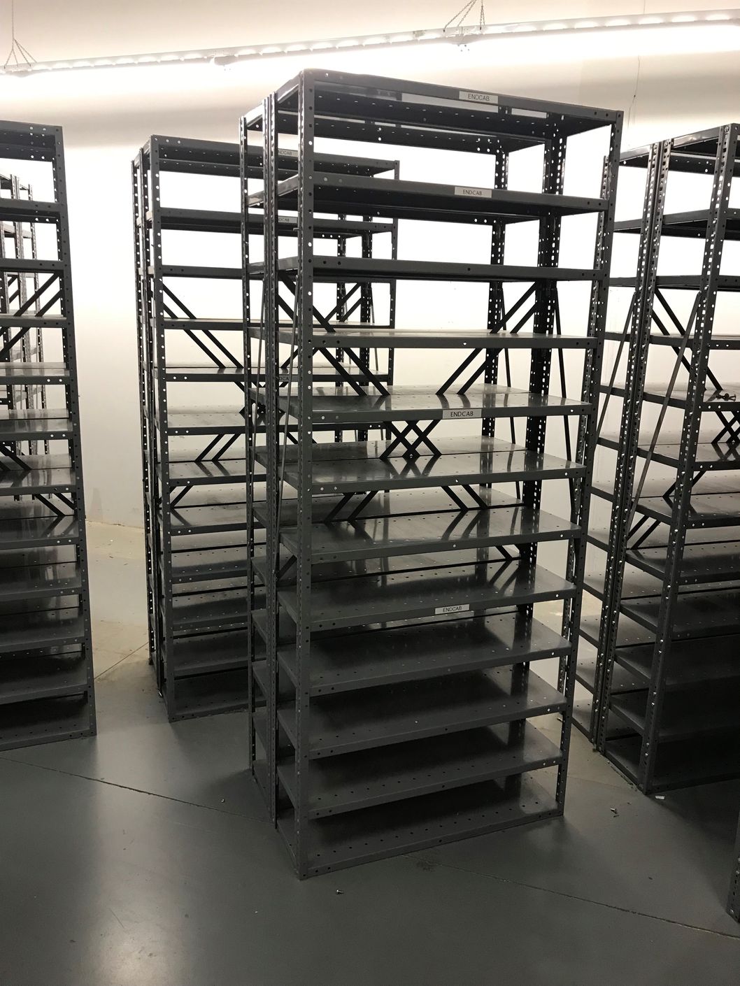 (10) Heavy Duty Metal Shelf Racking, various sizes - The Equipment Hub