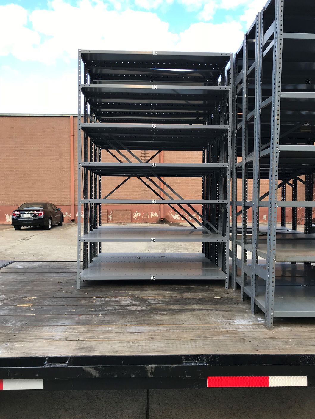 (10) Heavy Duty Metal Shelf Racking, various sizes - The Equipment Hub