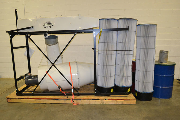 Oneida Direct Drive Cyclone 10HP – 3800CSM Dust Collector w/ Plenum ...