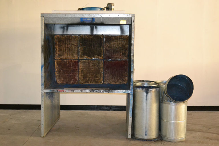Binks 30-1610 18″ Exhaust Fan w/ Binks Spray Booth, 5′ Wide Working ...