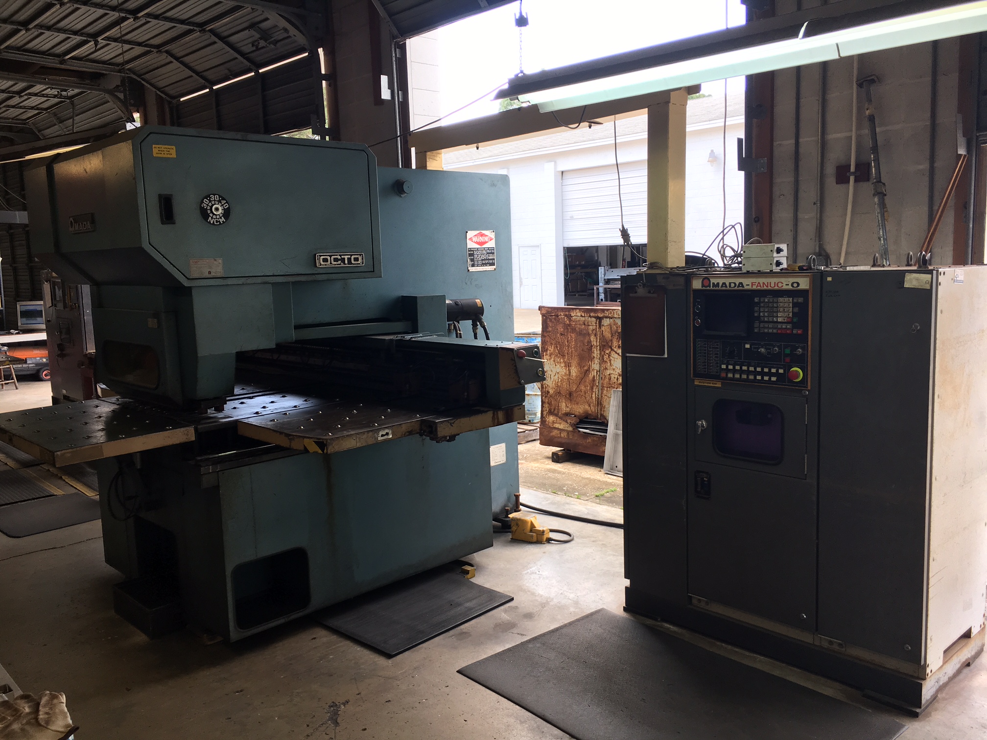 Amada OCTO-334 8 Station 30 Ton CNC Turret Punch Press - The Equipment Hub