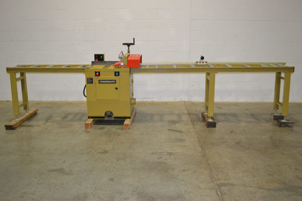 Powermatic COS-18L 18″ Pneumatic Up Cut Saw w/ Infeed & Outfeed ...