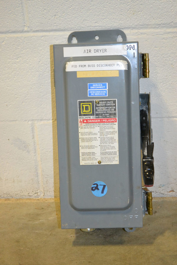 Square D H361AWK 30 Amp Safety Disconnect Switch - The Equipment Hub