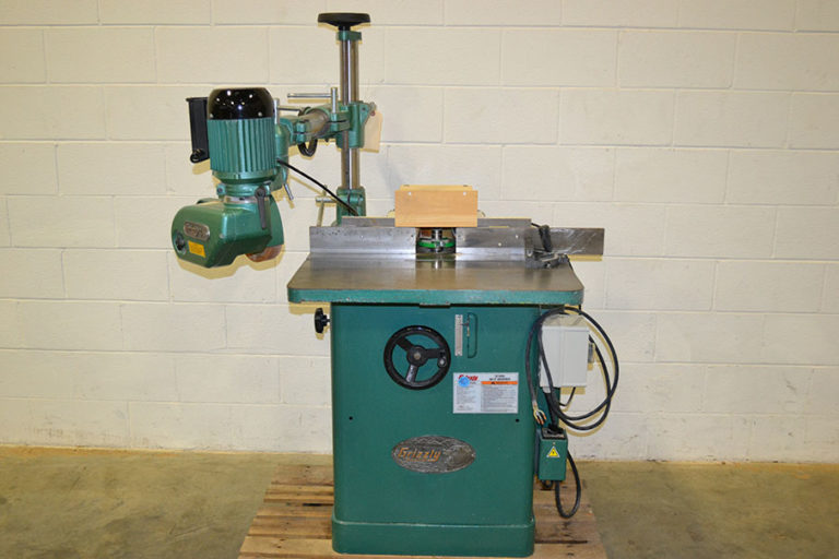 Grizzly G1026 3HP Shaper w/ G1093 Copy Power Feeder - The Equipment Hub
