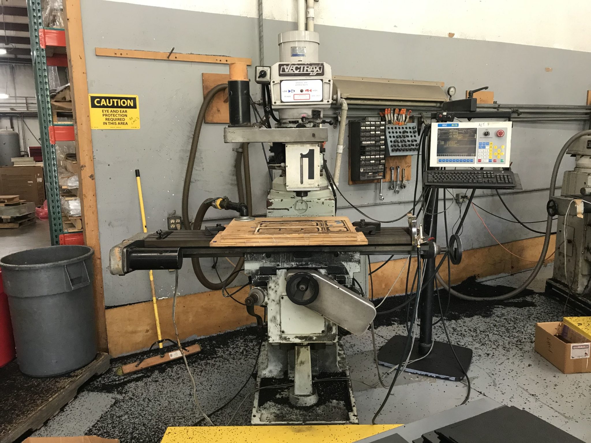 Vectrax GS20V 10″ x 54″ 3 Axis CNC Bridgeport Style Mill - The ...