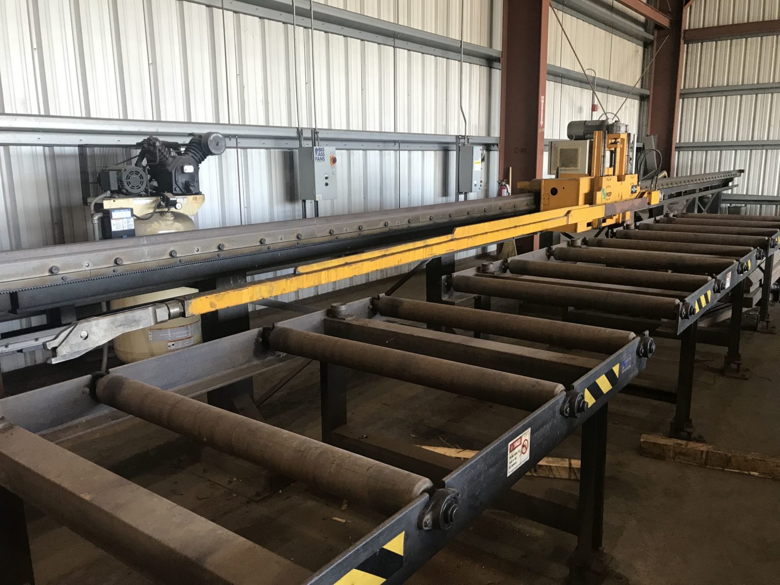 Ficep 1001 DZB Beam Line Drill / Saw Conveyor System - The Equipment Hub
