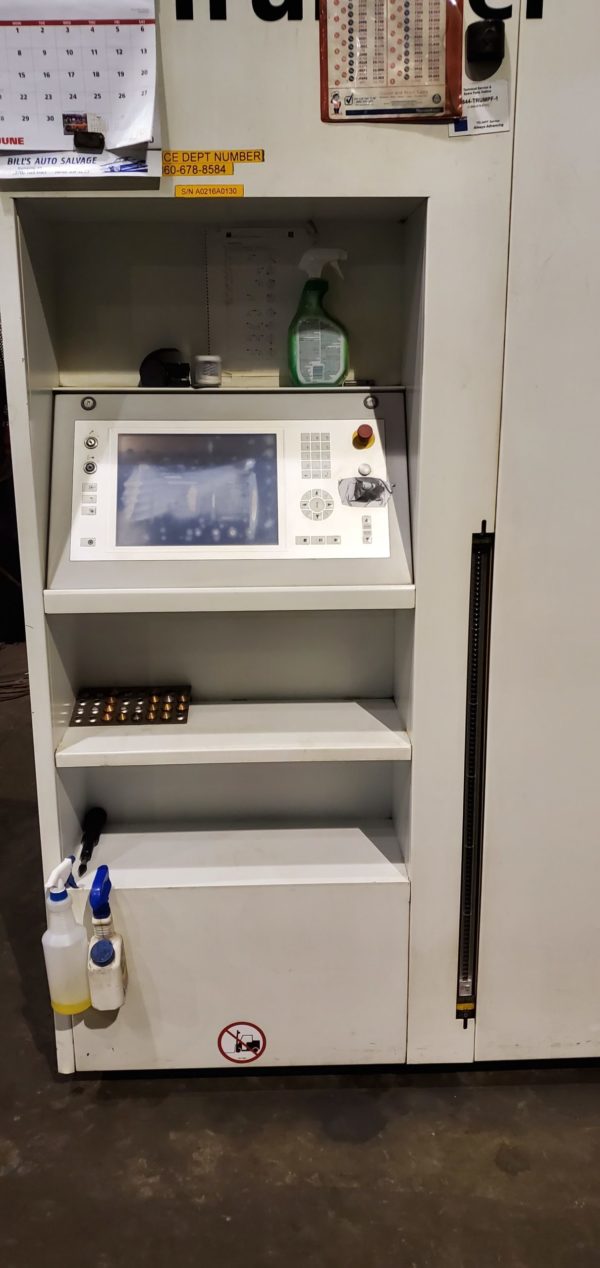 Trumpf TruLaser 1030 3000 Watt Fiber Laser Cutting System (Bought New ...