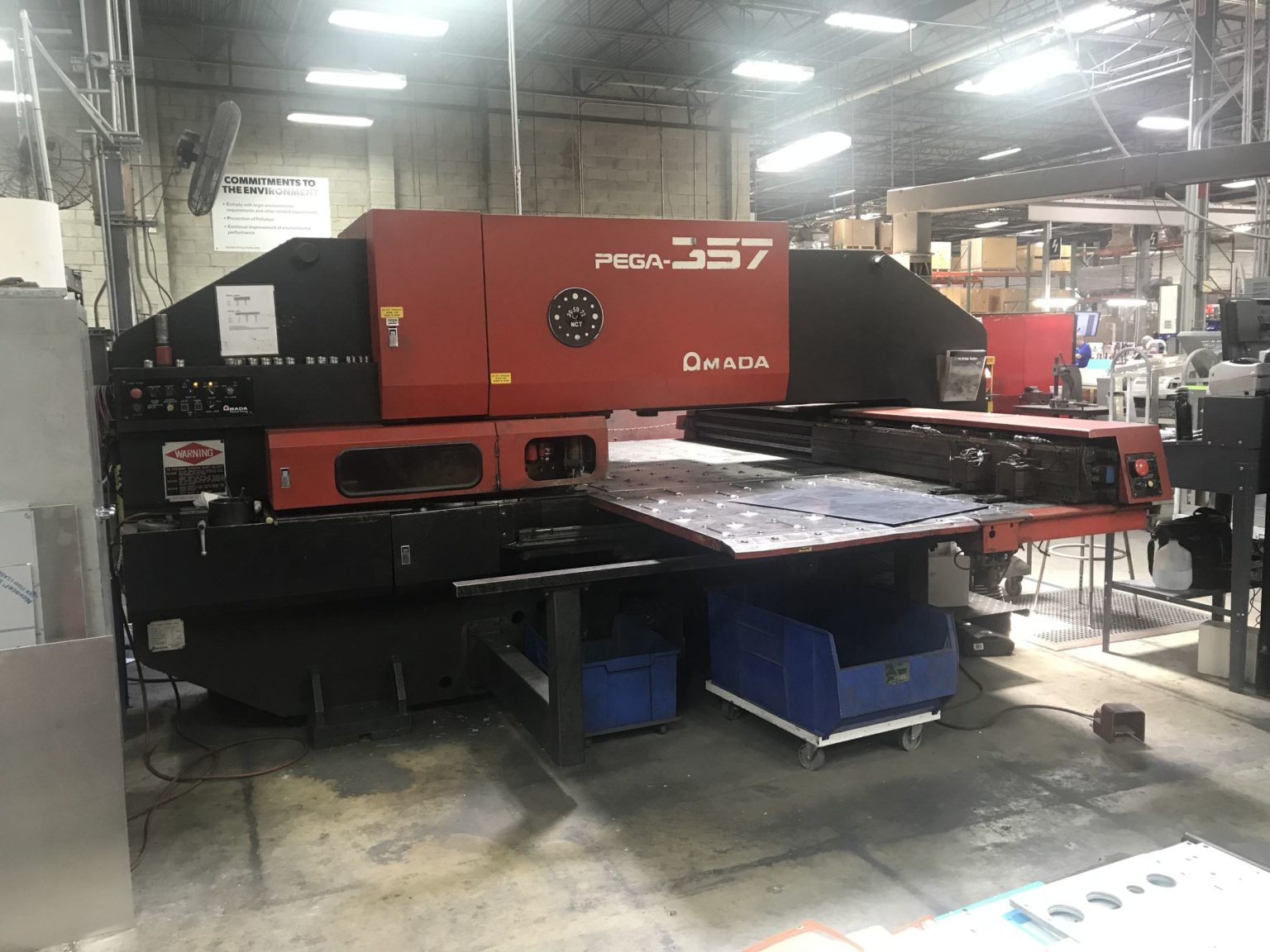 Amada Pega 357 CNC Turret Punch Press w/ Auto Index & Tooling - The ...