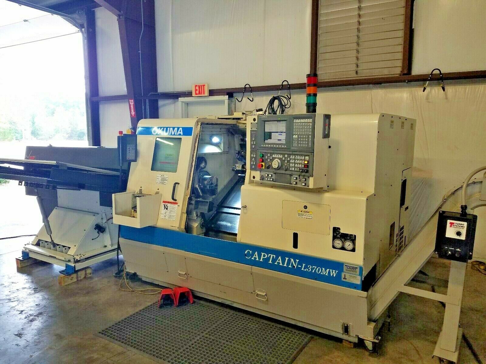 Okuma Captain L370MW CNC Lathe w/ Sub Spindle Live Tooling and LNS ...