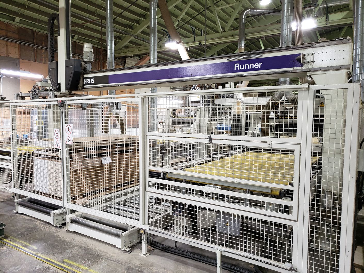 SCM Routech 5 Axis CNC Routers (2) w/ 4 Position Mahros Infeed and ...