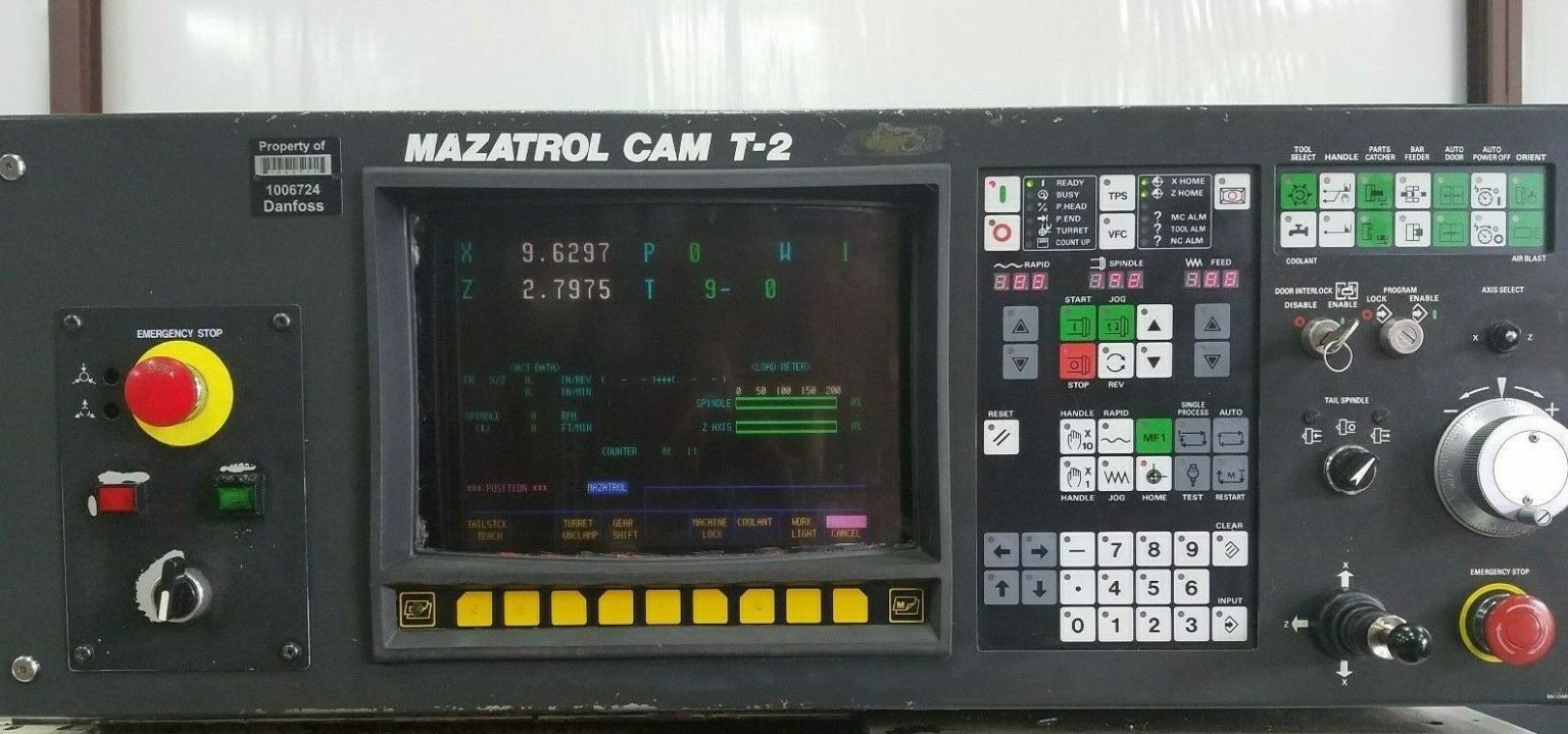 Mazak Quick Turn 8 (QT8) CNC Lathe w/ LNS Bar Feeder - The Equipment Hub