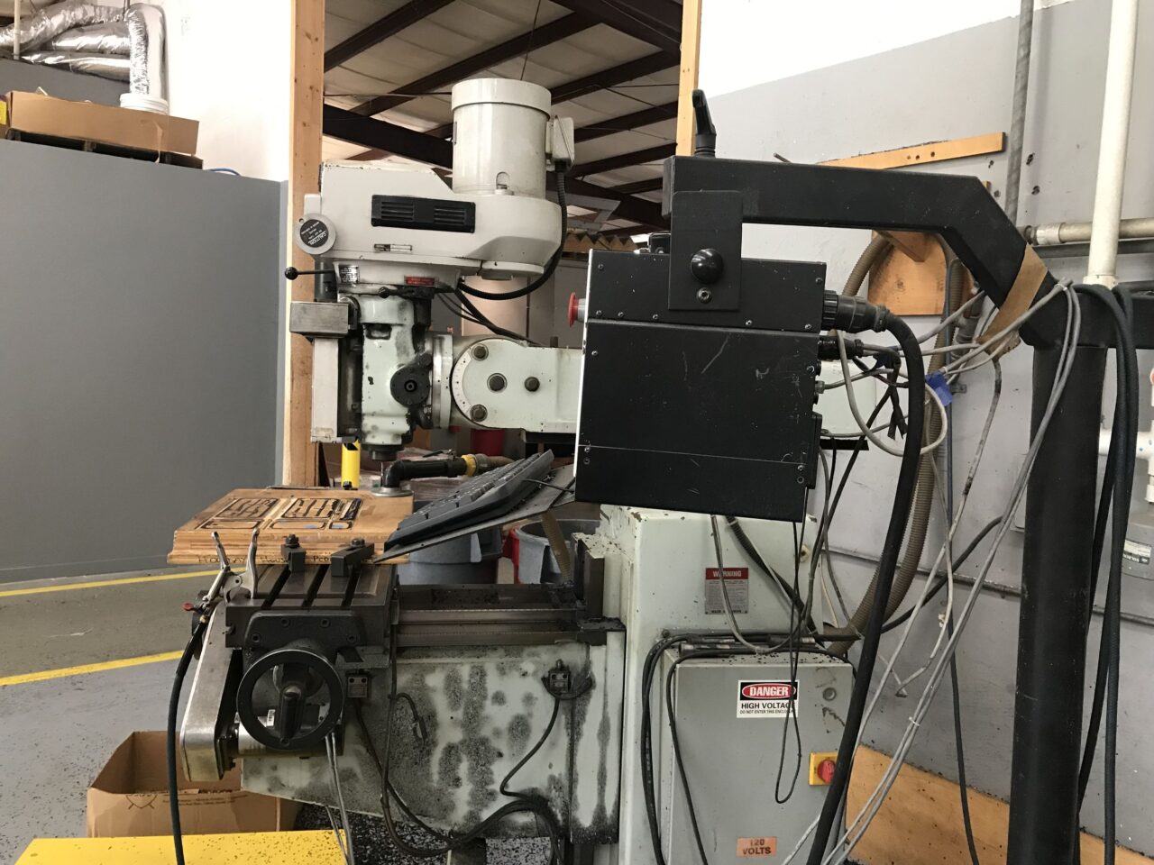 Vectrax GS20V 10″ x 54″ 3 Axis CNC Bridgeport Style Mill - The ...