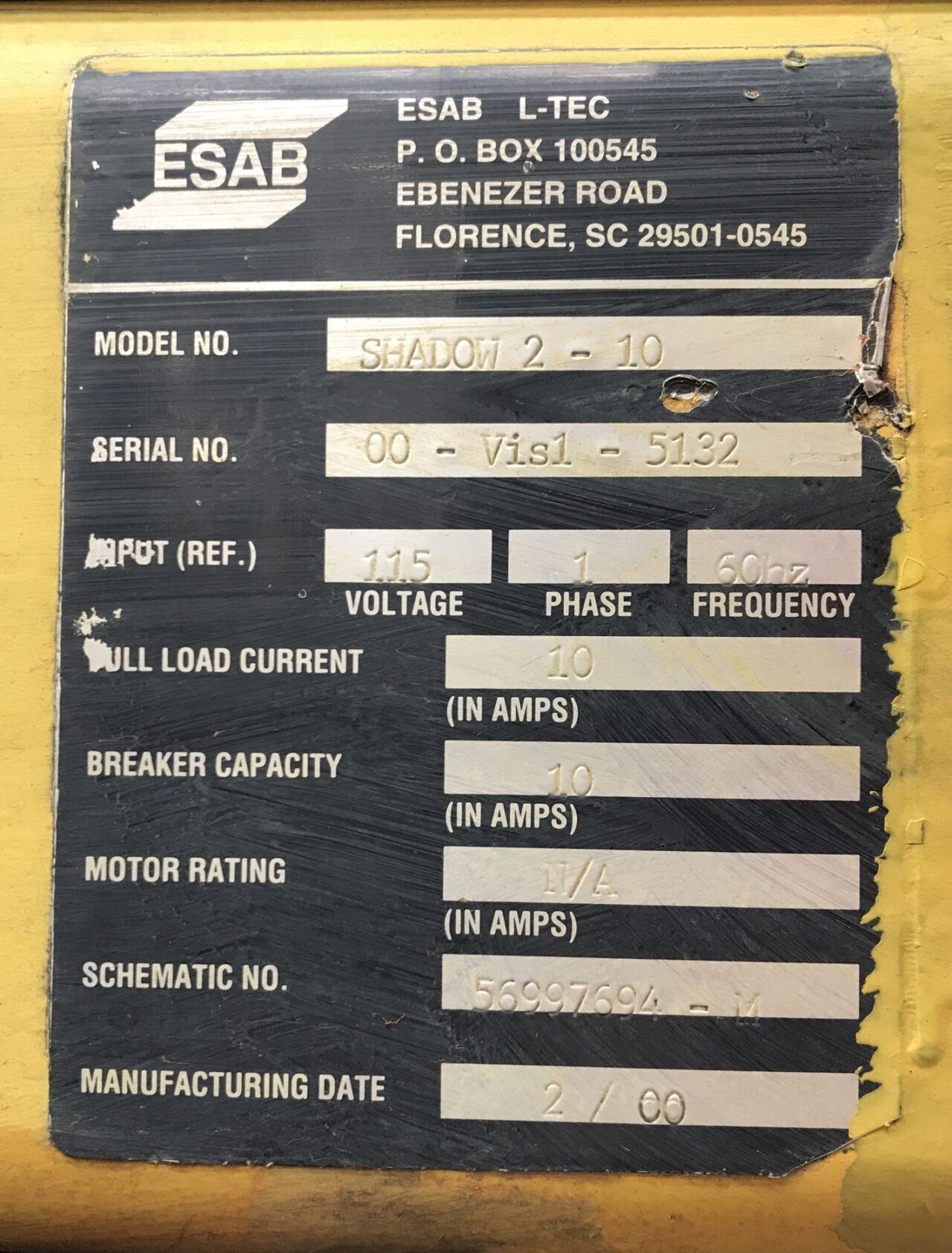 Esab Shadow 2-10 10' x 24' CNC Plasma Table w/ Upgraded Controller ...