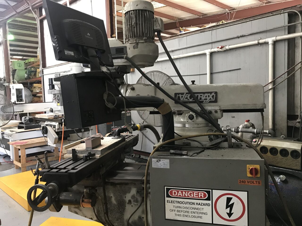 Vectrax GS20F 10″ x 54″ 3 Axis CNC Bridgeport Style Mill - The ...
