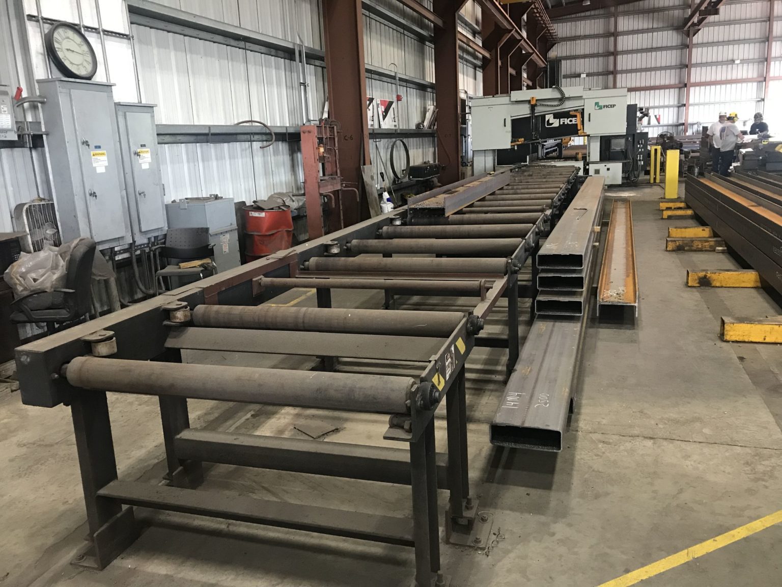 Ficep 1001 DZB Beam Line Drill / Saw Conveyor System - The Equipment Hub