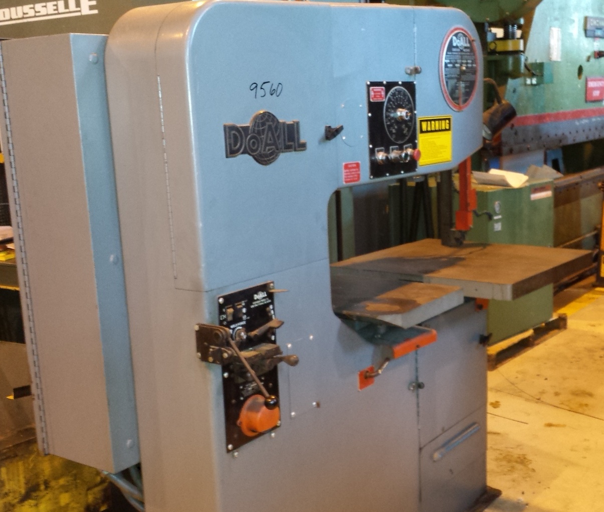 DoAll 3613-20 36" Vertical Bandsaw - The Equipment Hub