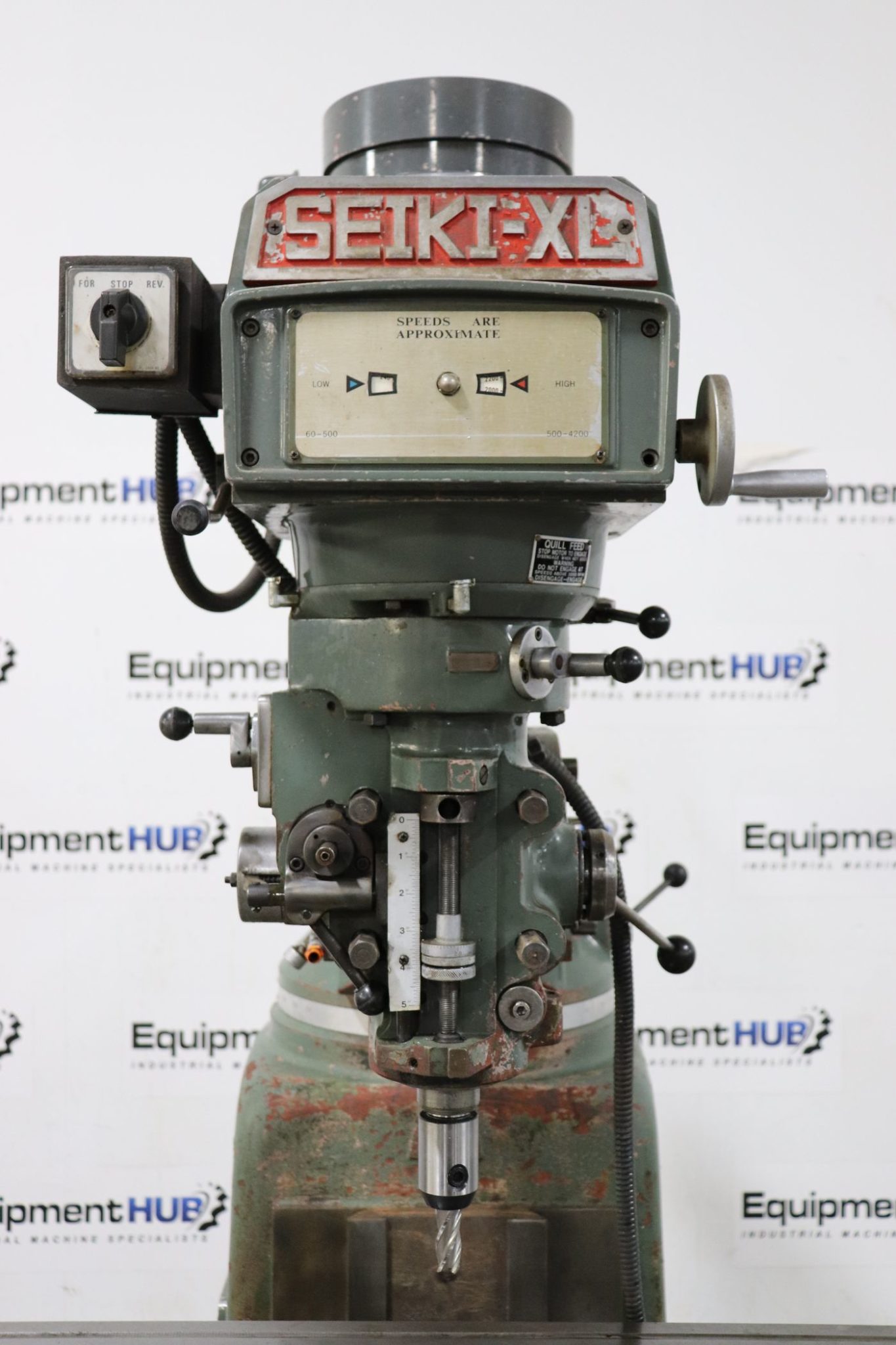 Seiki XL 3VX 10" x 50" Variable Speed Vertical Milling Machine w/ Servo ...