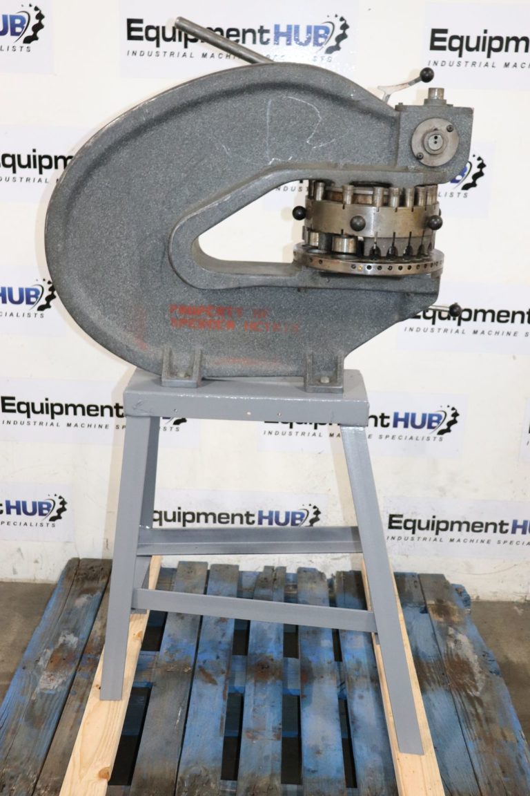 Rotex 18-A 18" Throat Hand Operated Turret Punch Press w/ Stand - The ...