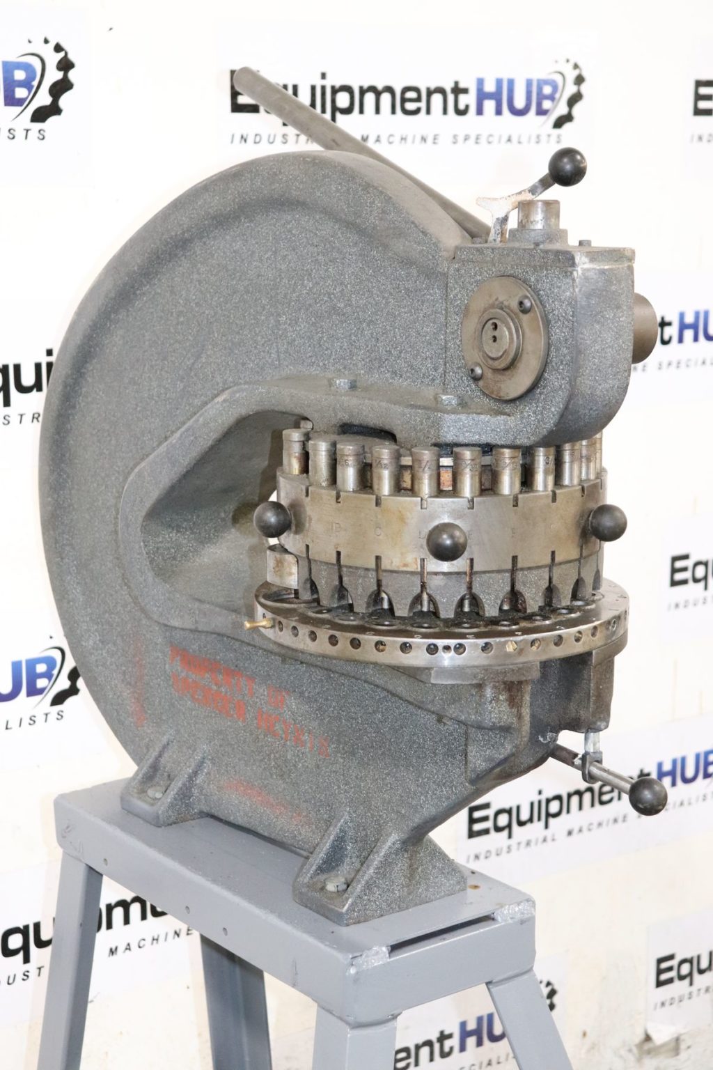 Rotex 18-A 18" Throat Hand Operated Turret Punch Press w/ Stand - The ...