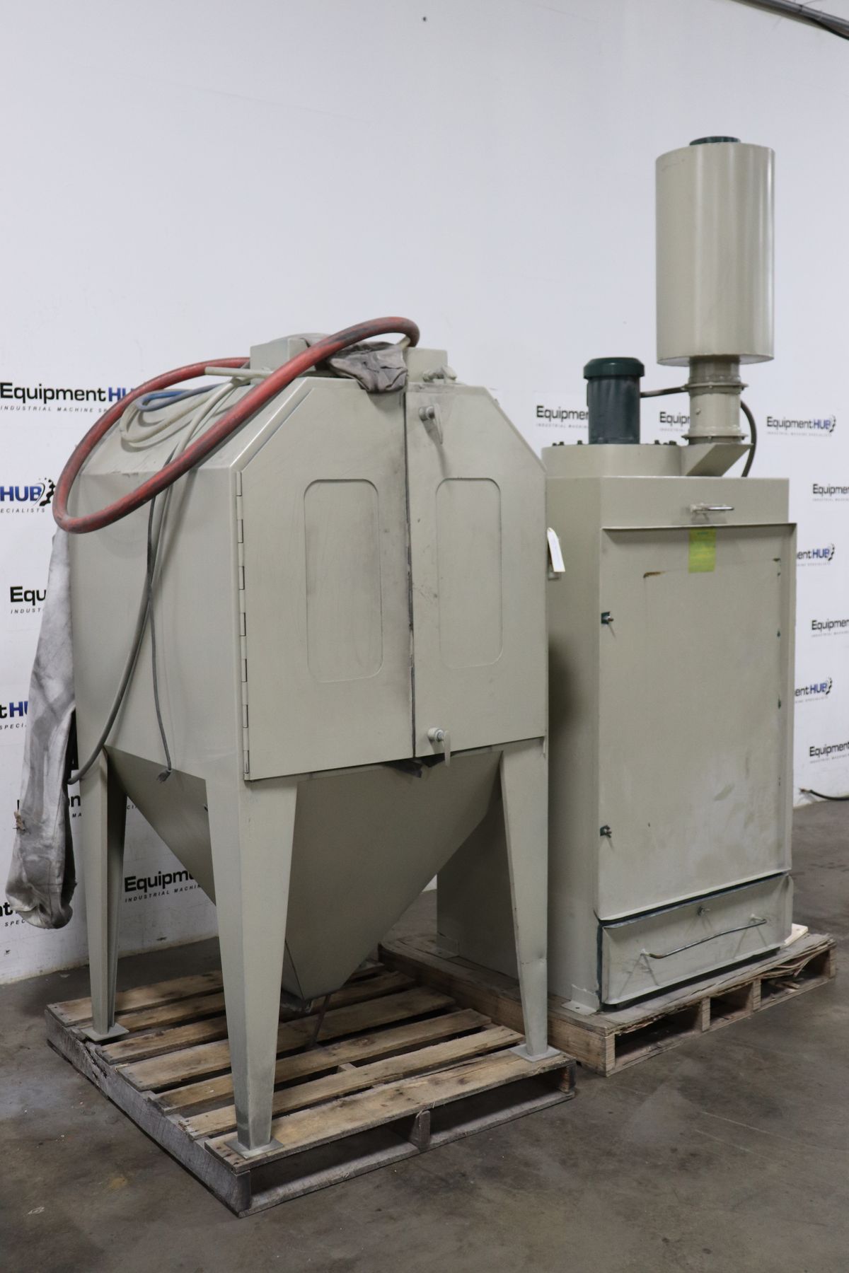 Maxi-Blast Basket Tumble Blaster Deflashing System w/ Dust Collector ...