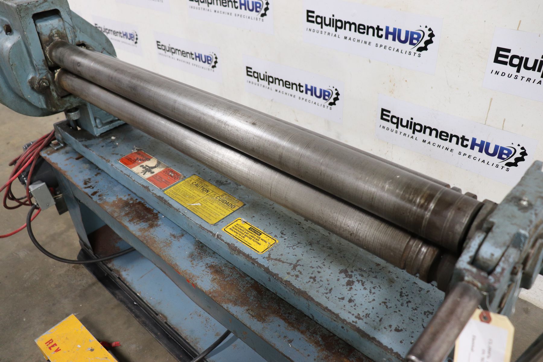 Pexto 418E 16 GA x 48" W Motorized Slip / Plate Bending Roll - The ...