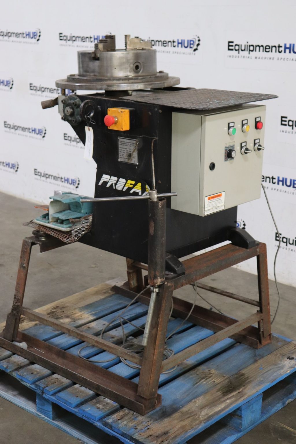 Profax WP-500 Weld Positioner w/ 12" Bison 3 Jaw Lathe Chuck - The ...