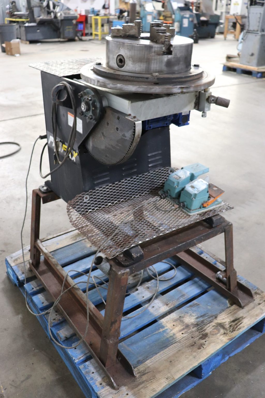 Profax WP-500 Weld Positioner w/ 12" Bison 3 Jaw Lathe Chuck - The ...