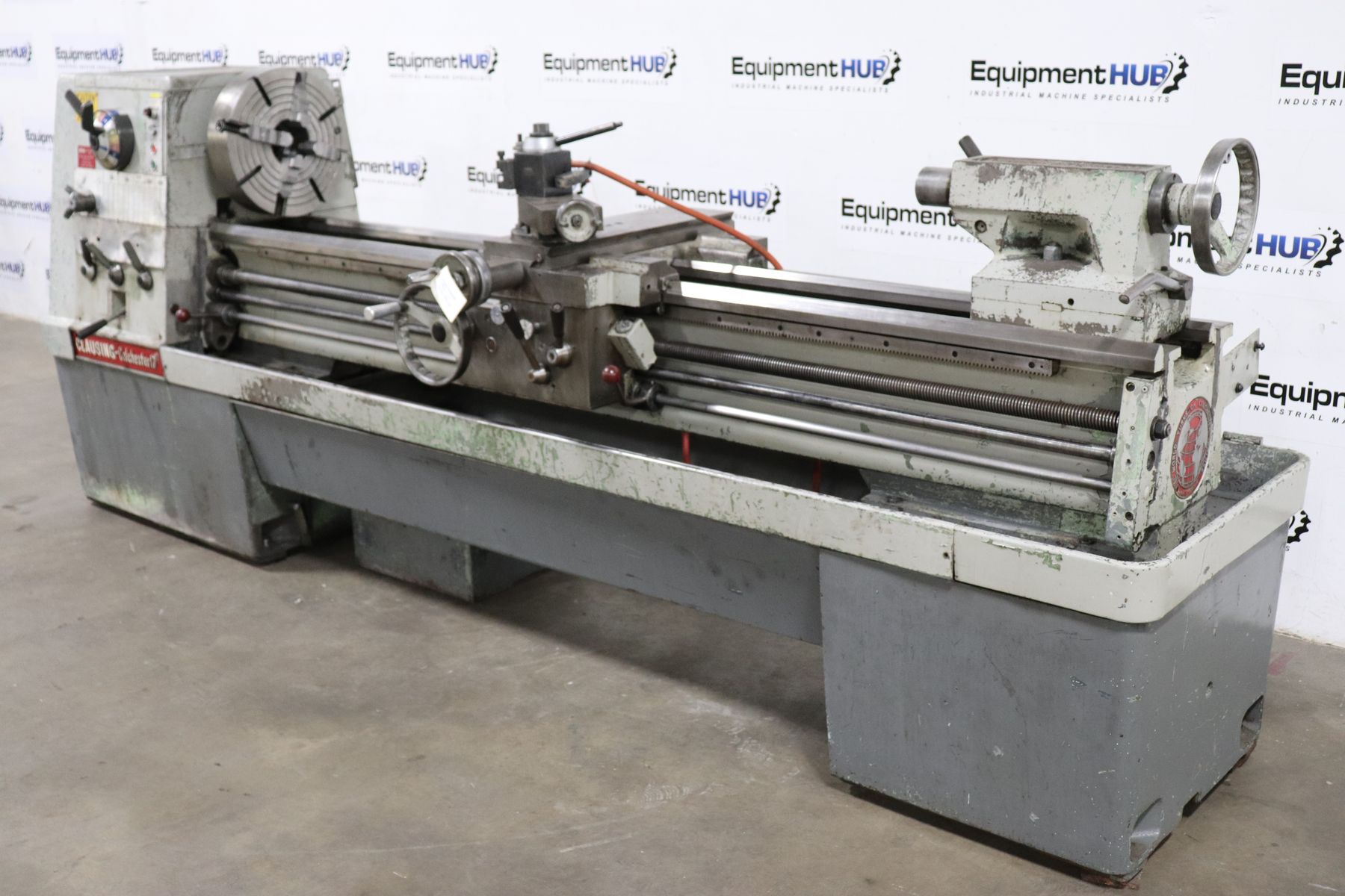 Clausing Colchester 17″ x 80″ Geared Head Engine Lathe - The Equipment Hub