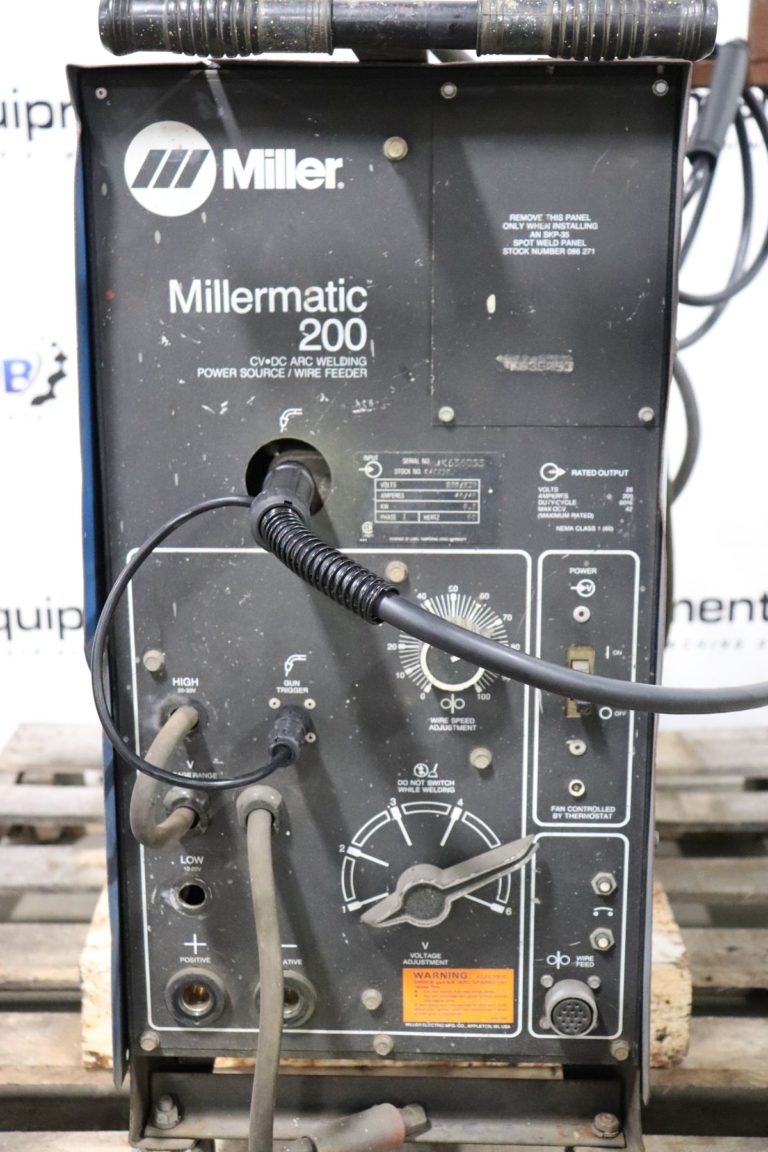 Miller Millermatic 200 Mig Welder - The Equipment Hub
