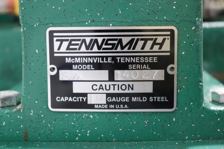 Tennsmith SN 6" x 6" x 16 Gauge Manual Corner Notcher w/ Stand - The ...