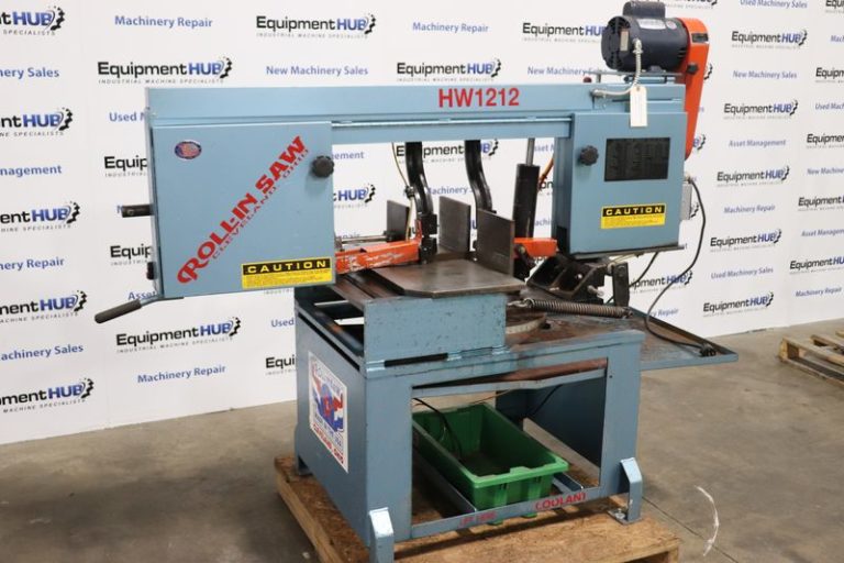 Roll-In HW1212 12" x 10" Horizontal Miter Band Saw, 110V/1PH - The ...
