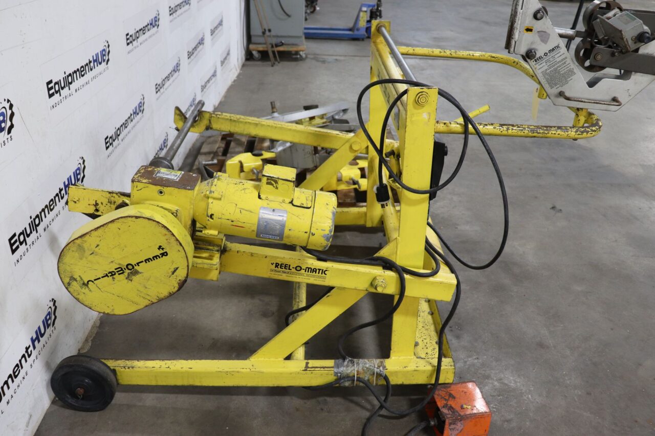 Reel-O-Matic TS2 2,000 Lb. Capacity Wire Spool Coiling Machine w/ 1700 ...