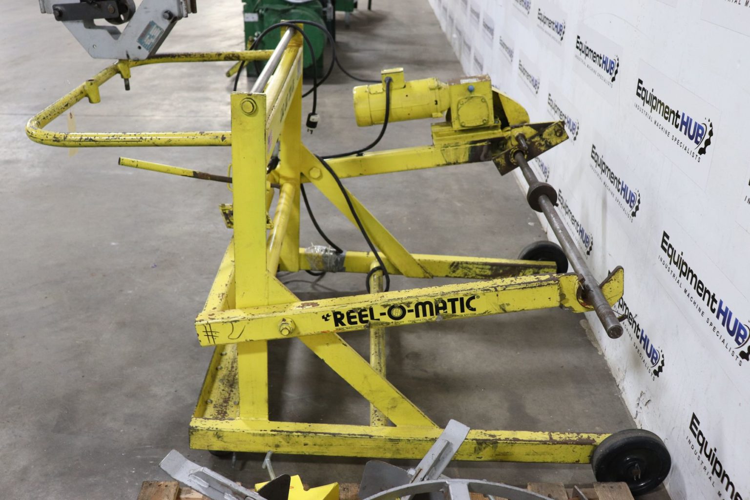 Reel-O-Matic TS2 2,000 Lb. Capacity Wire Spool Coiling Machine w/ 1700 ...