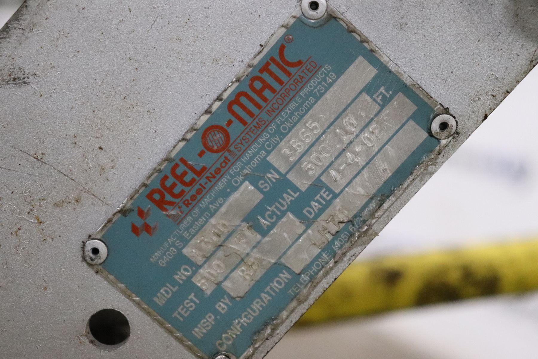 Reel-O-Matic TS2 2,000 Lb. Capacity Wire Spool Coiling Machine w/ 1700 ...