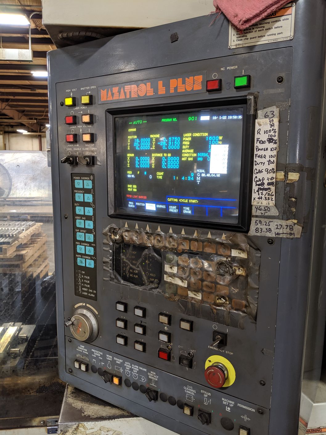 Mazak Super Turbo X-48 HI-Pro CNC Laser Cutting Machine